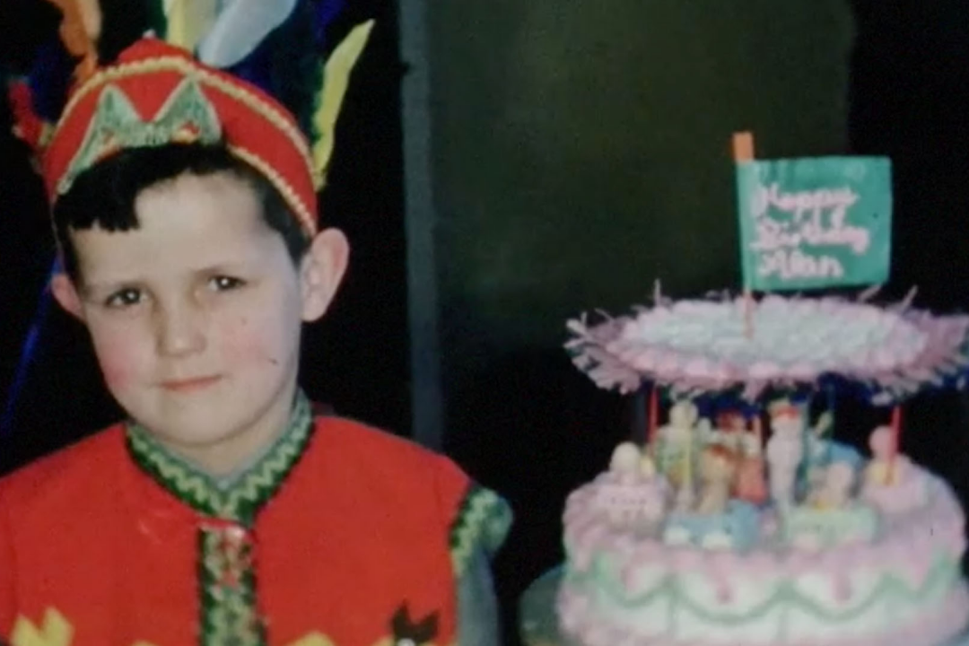 Alan, David and Glynis' Party 1957 – London's Screen Archives – Title