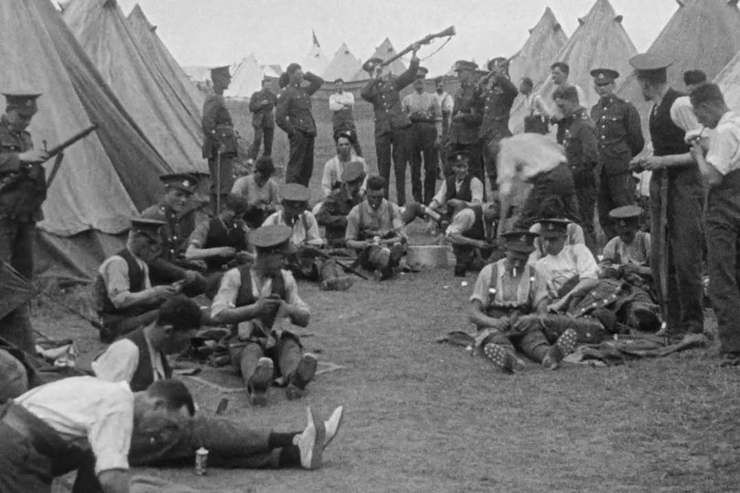 Topical Budget: The Happy Warriors, Shoreham (1925) – London's Screen Archives – Title